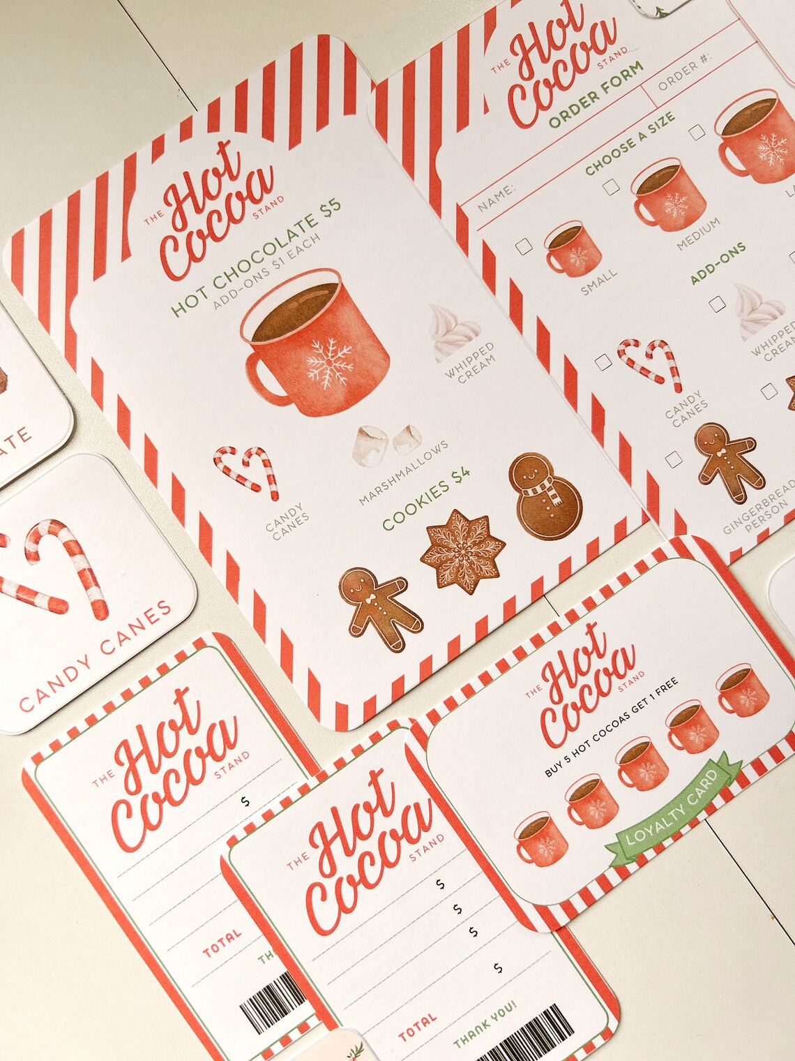 Hot Chocolate Dramatic Play Set Printable Hot Cocoa Role Play Set