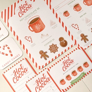 Hot Chocolate Dramatic Play Set PRINTABLE | Hot Cocoa Role Play Set ...