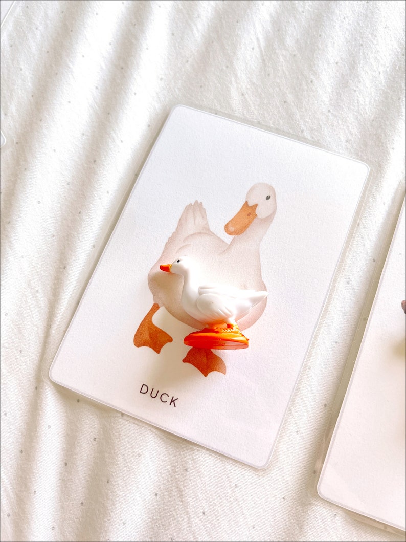 Printable Farm Animal Cards Toobs Matching Cards Montessori - Etsy