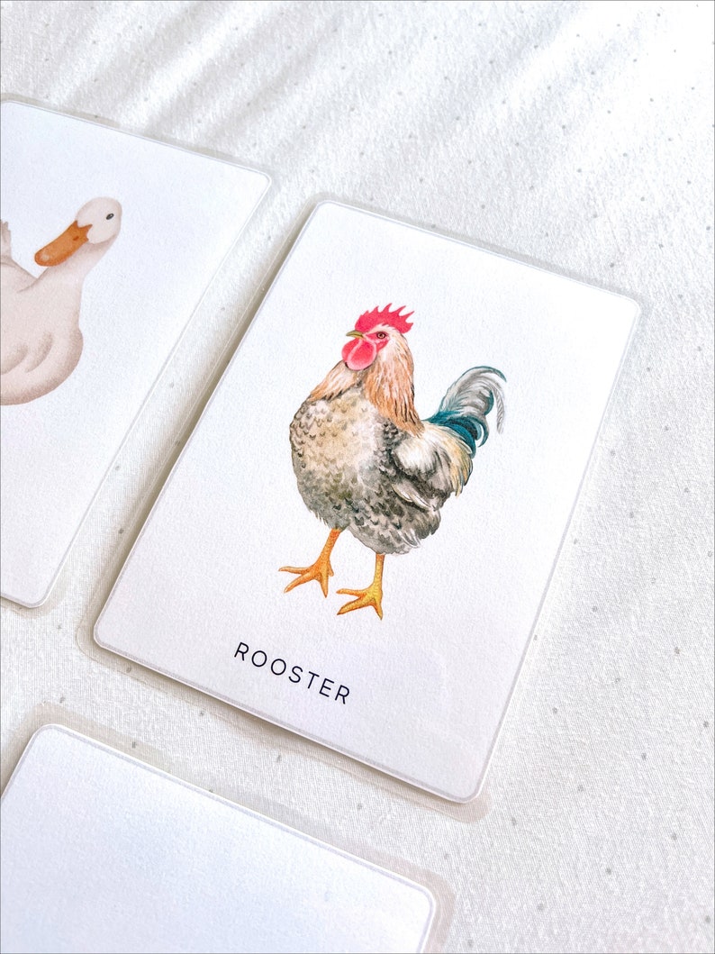 Printable Farm Animal Cards Toobs Matching Cards Montessori - Etsy