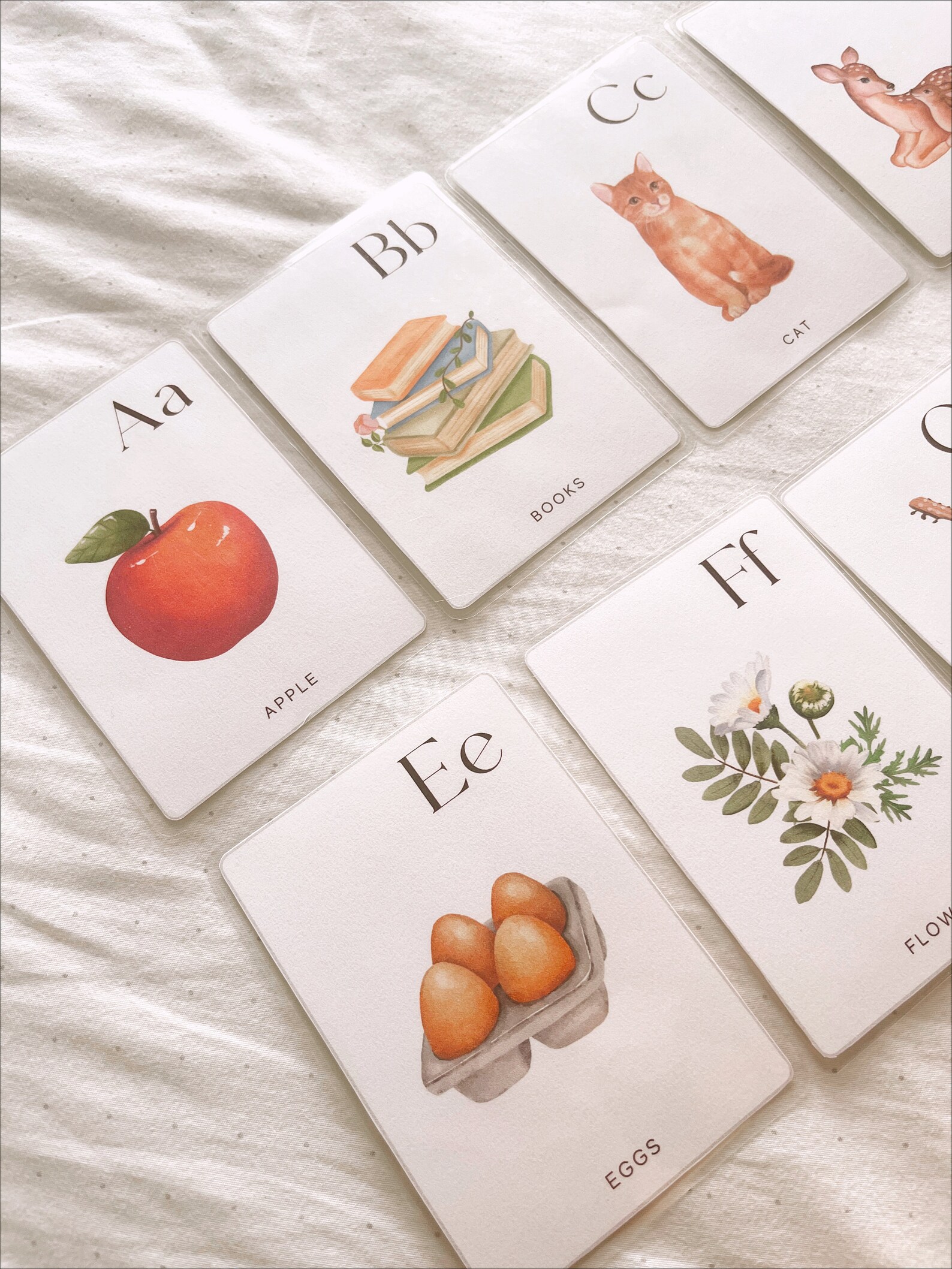 Educational Alphabet Flashcards ABC Montessori Flashcards, Homeschool ...