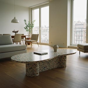 Bespoke Table Stone Jesmonite Terrazzo Table - Etsy UK