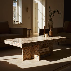 Bespoke Table Stone Jesmonite Terrazzo Table - Etsy UK