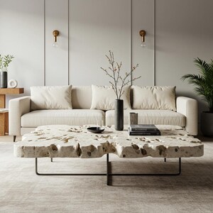 Bespoke Table Stone Jesmonite Terrazzo Table - Etsy UK