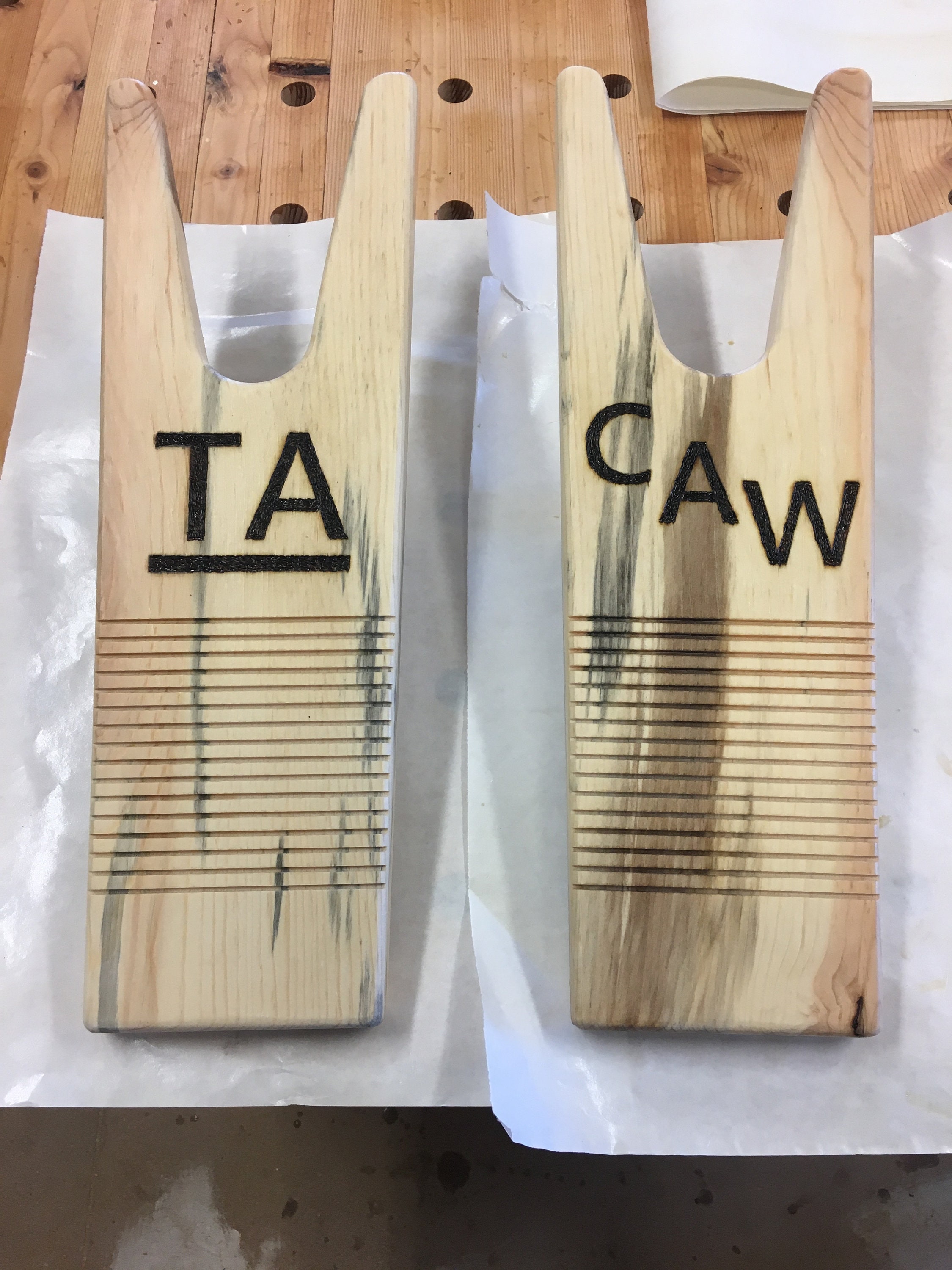 Boot Jack With Custom Brand or Personalized in Juniper or Blue | Etsy