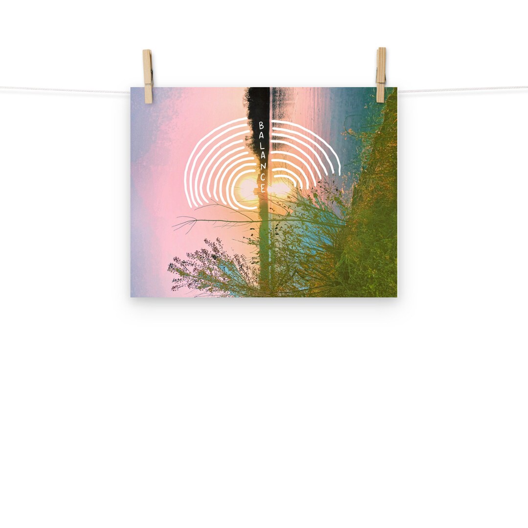 Balance Original Art Print Poster - Etsy