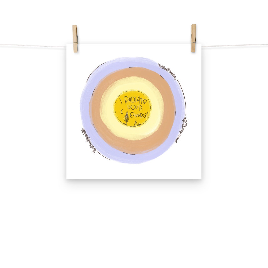 Radiate Original Art Print Poster - Etsy