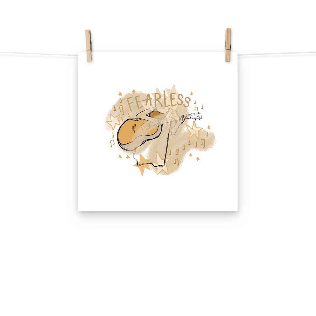 Taylor Swift Fearless Original Art Poster - Etsy
