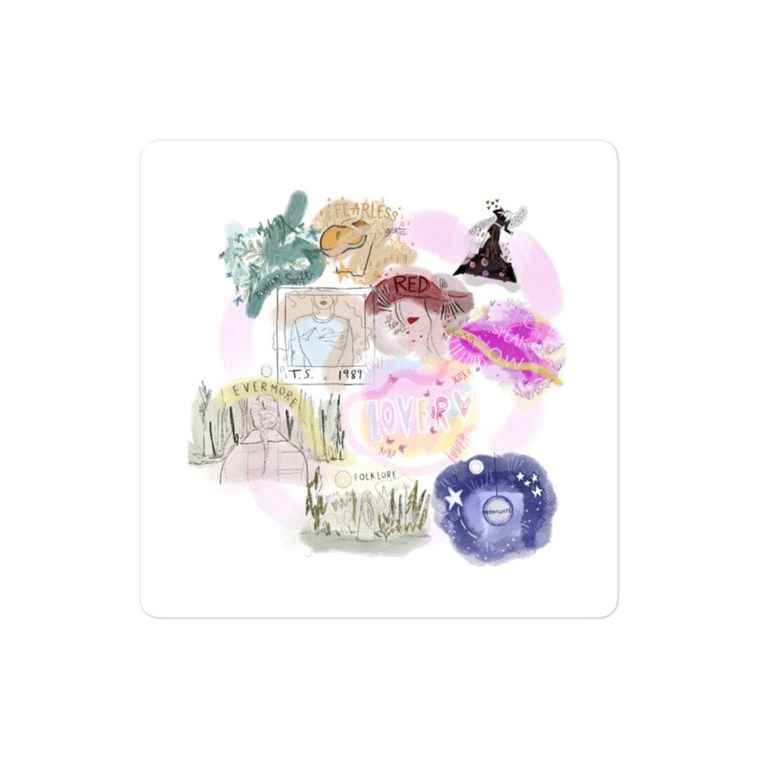 Taylor Swift Eras Original Art Sticker - Etsy
