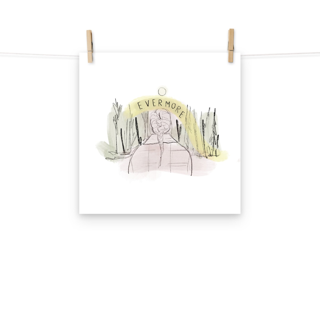 Taylor Swift Evermore Original Art Poster - Etsy