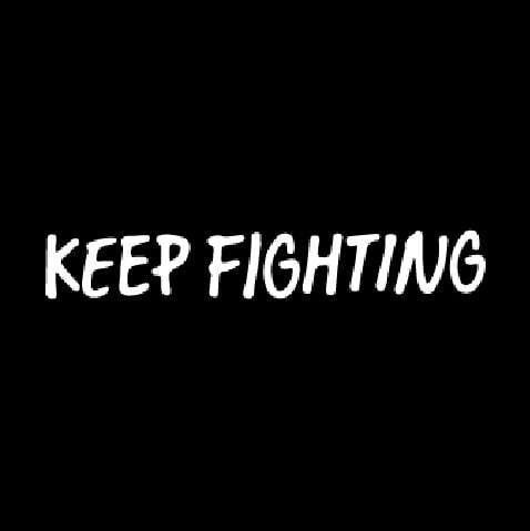 KEEP FIGHTING Tattoo - Etsy