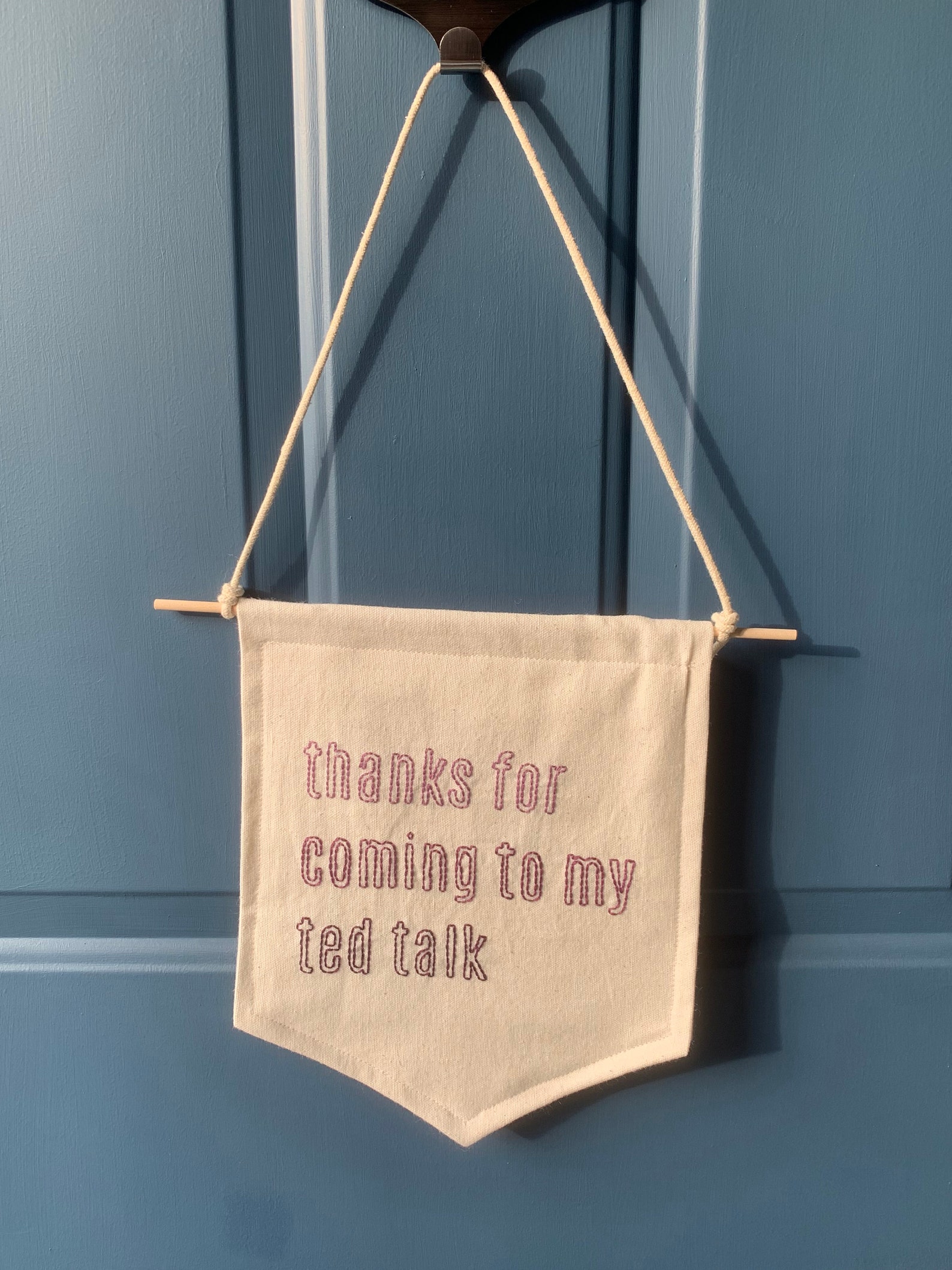 Thanks for Coming to My Ted Talk Hanging Canvas Banner - Etsy