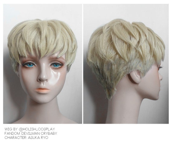 Ryo Asuka cosplay parrucca DEVILMAN CRYBABY su ordinazione | Etsy