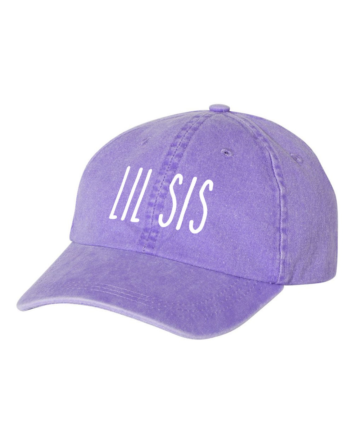 Lil Sis EMBROIDERED, Unstructured, Adult Sized, PIGMENT Dad Hat ...