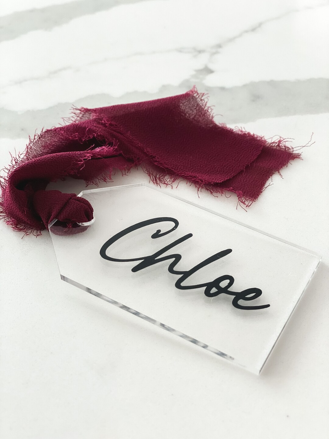 CUSTOM ACRYLIC TAGS Custom Gift Tags, Birthday Tag, Wedding Tags - Etsy