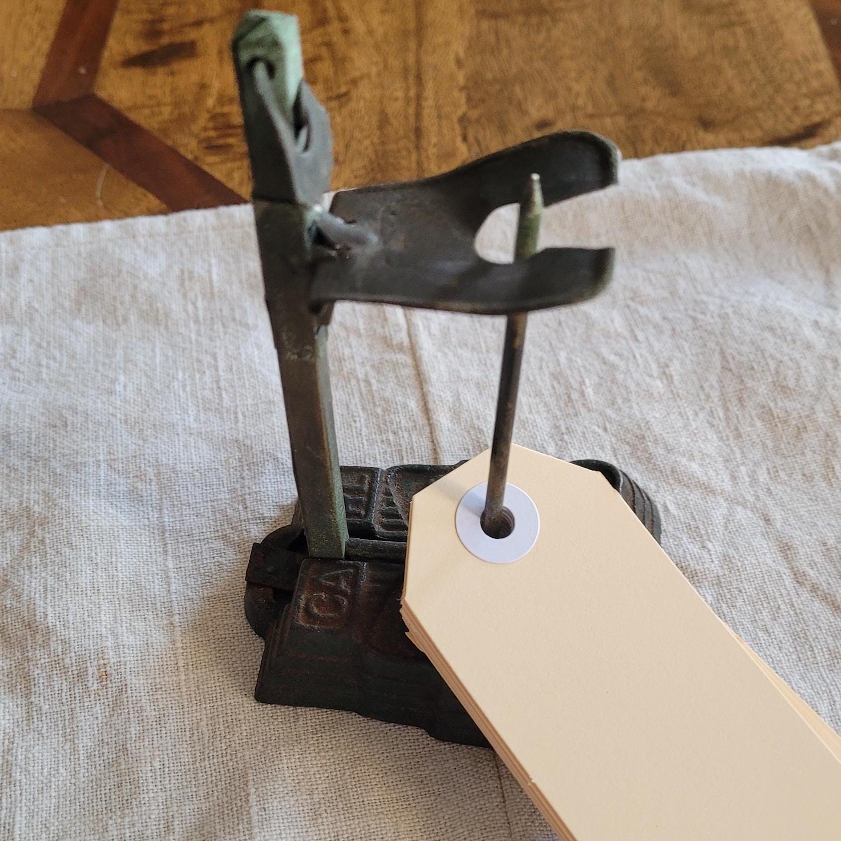 Vintage Japanese Stationery Ephemera Countertop Receipt Paper Spike ...