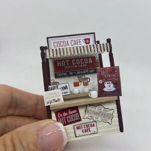 1:48 Hot Cocoa Cafe Pop-up Shop KIT - Etsy