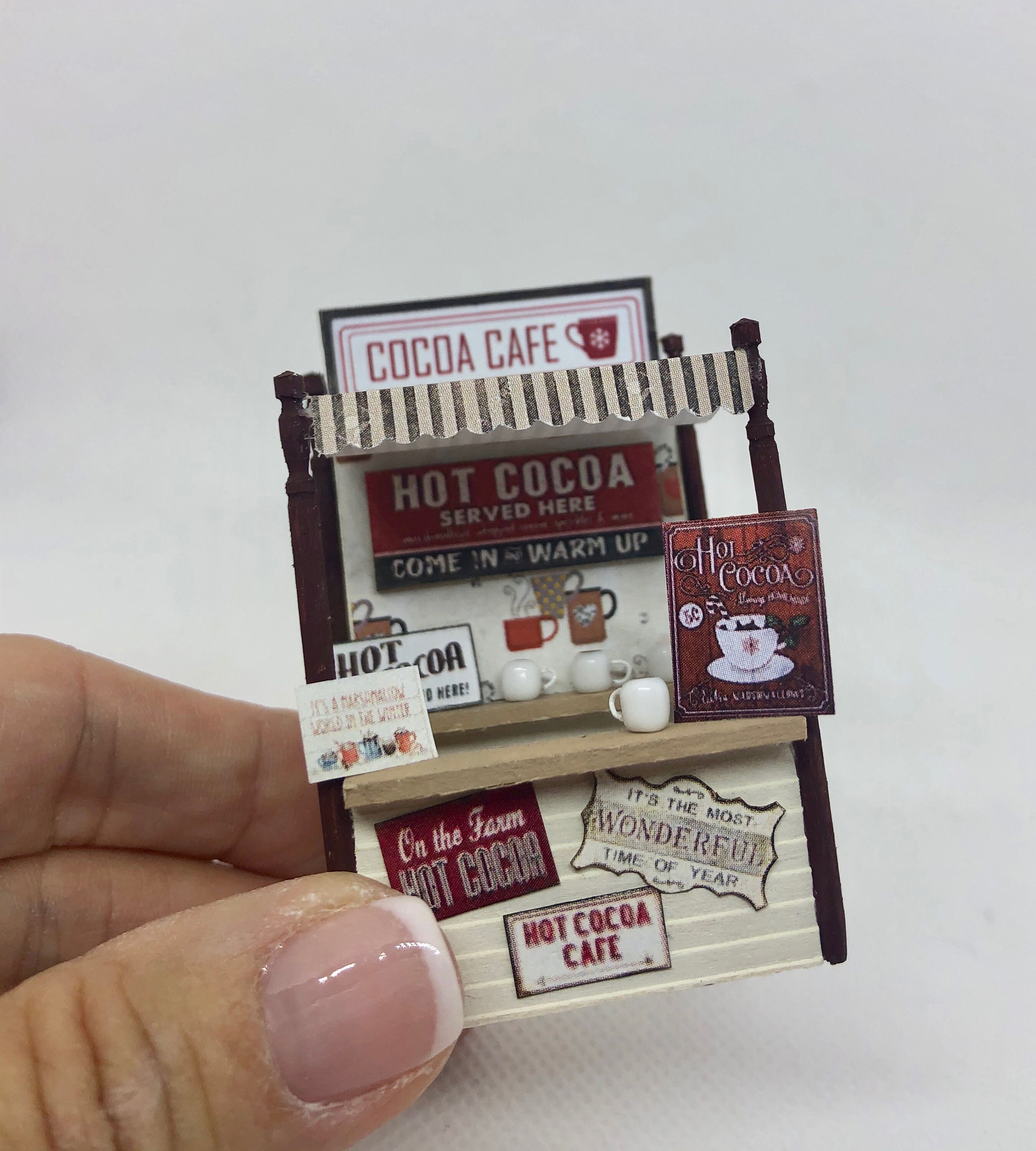 1:48 Hot Cocoa Cafe Pop-up Shop KIT - Etsy