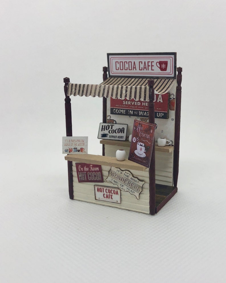 1:48 Hot Cocoa Cafe Pop-up Shop KIT - Etsy