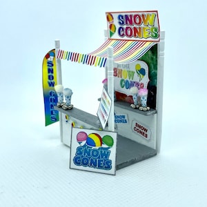 1:48 Snow Cone Pop-up Shop KIT - Etsy