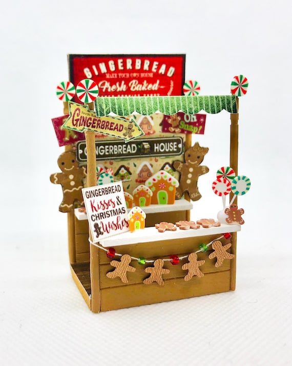 1:48 Special Edition Gingerbread House Pop-up Shop KIT | Etsy