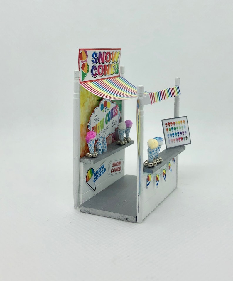 1:48 Snow Cone Pop-Up Shop KIT | Etsy