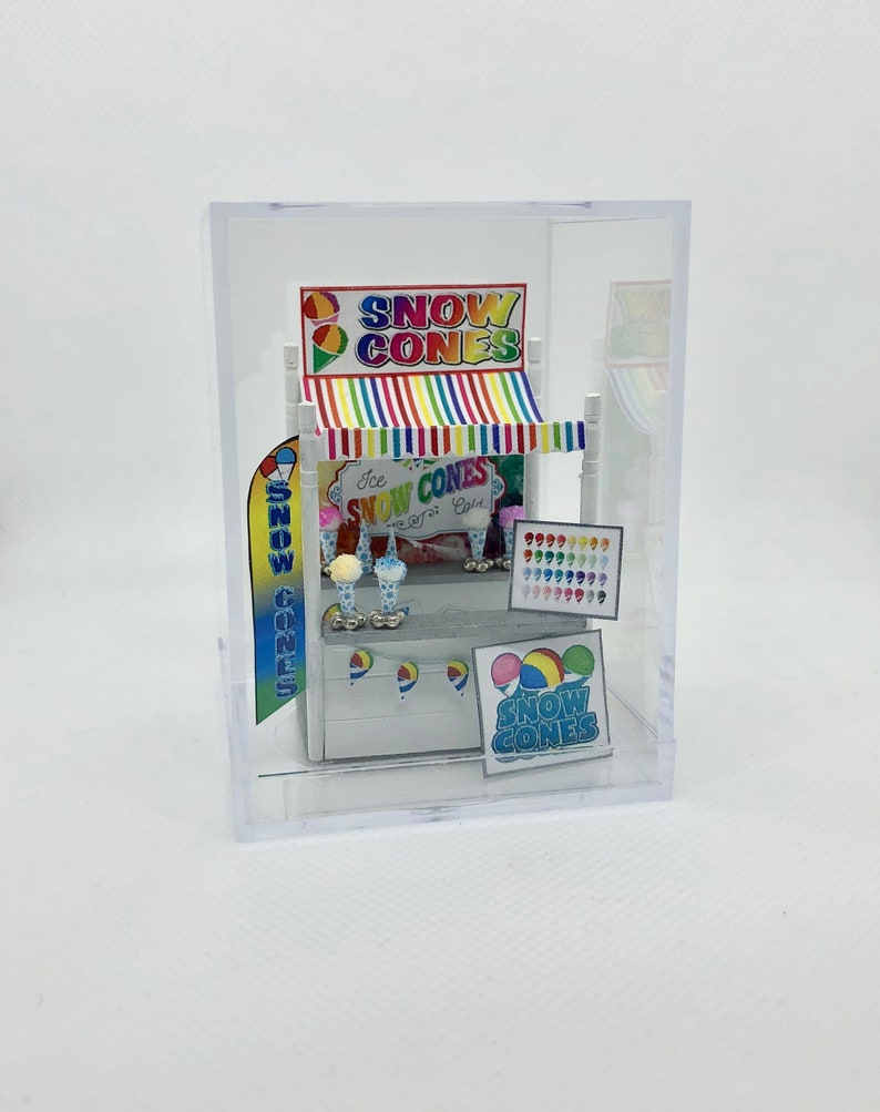 1:48 Snow Cone Pop-Up Shop KIT | Etsy