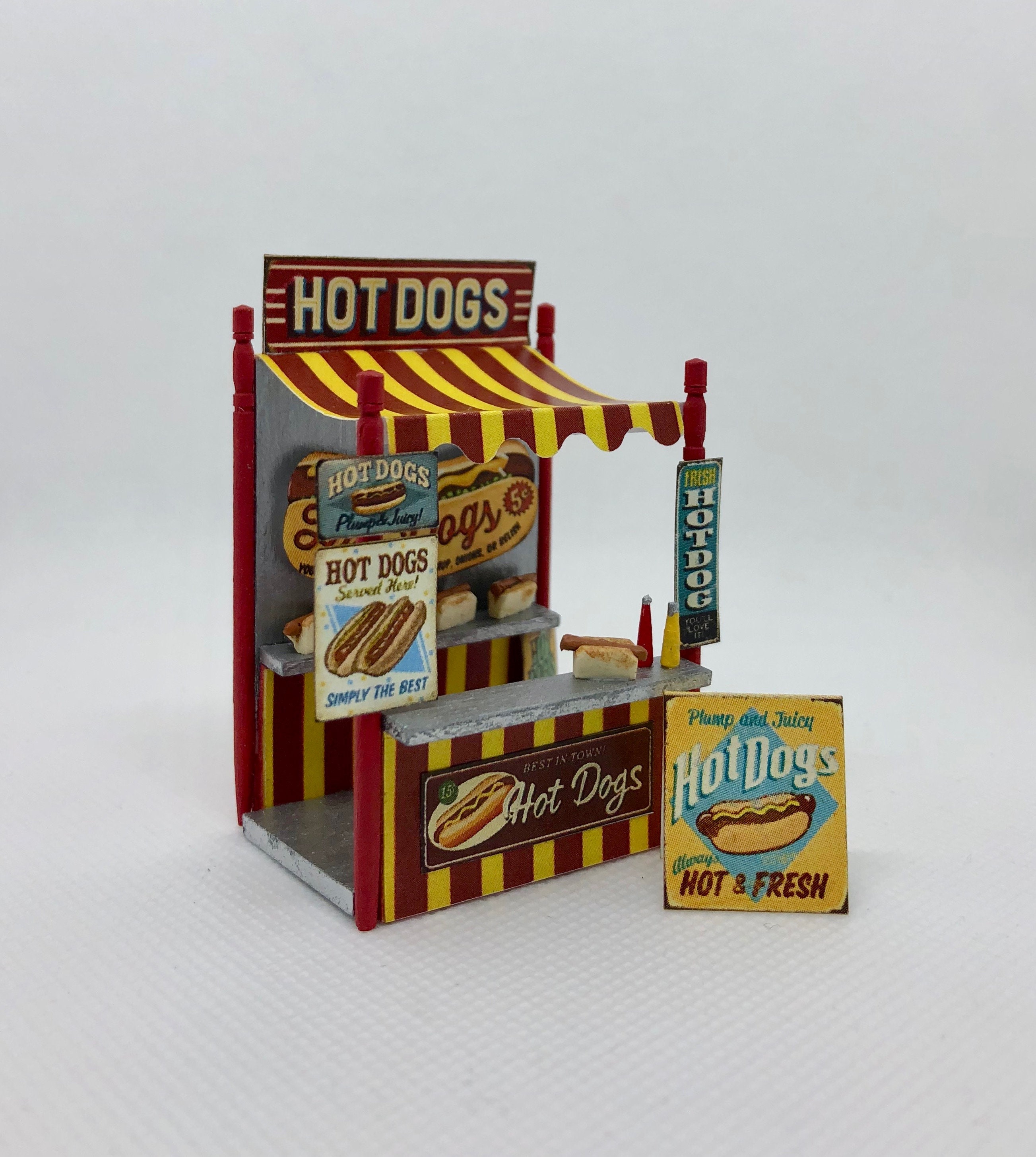 1:48 Hotdog Stand Pop-up Shop KIT - Etsy