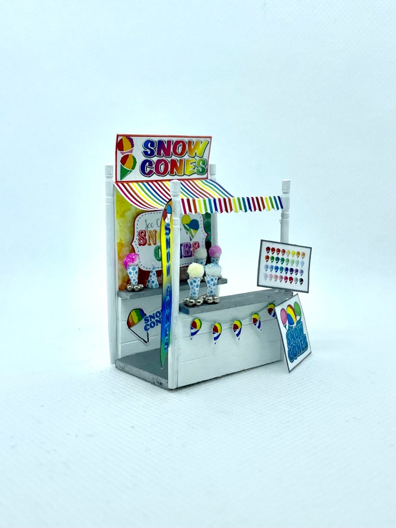 1:48 Snow Cone Pop-up Shop KIT - Etsy