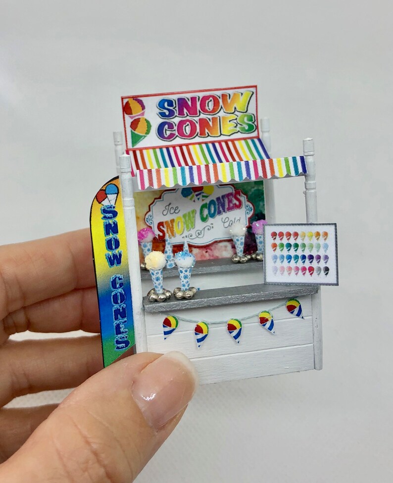 1:48 Snow Cone Pop-Up Shop KIT | Etsy