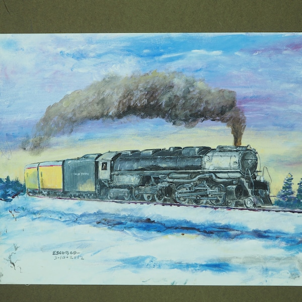 Union Pacific Big Boy Drawing