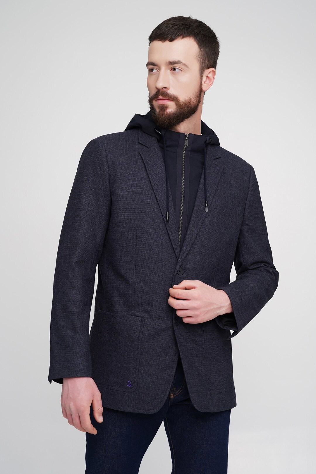 Urban Capri Jacket W Detachable Hood, Italian Wool Soorts Coat ...