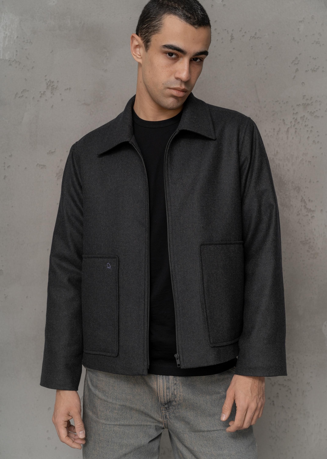 Italian Wool Oversized Peacoat for Men - Etsy