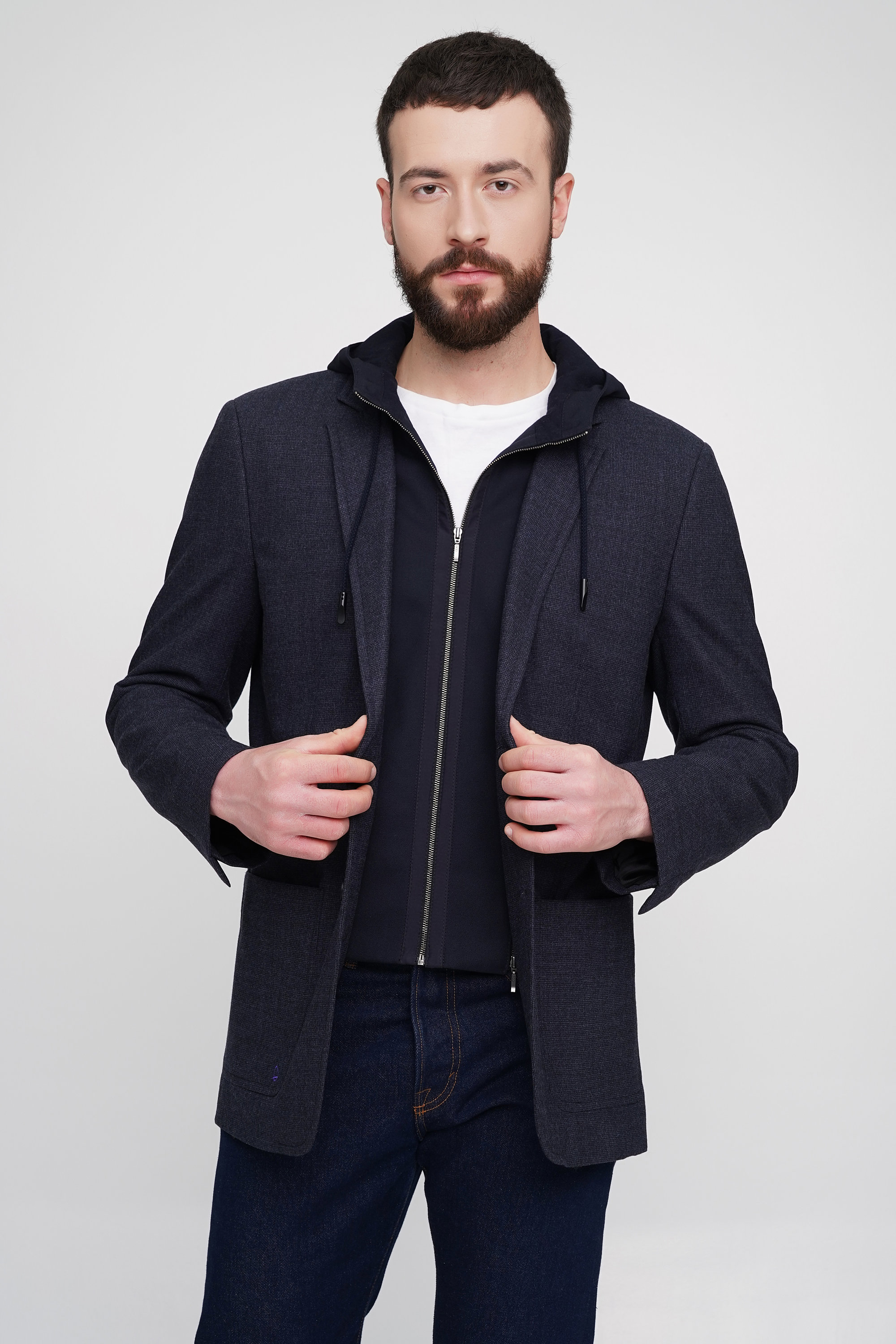 Urban Capri Jacket W Detachable Hood, Italian Wool Soorts Coat ...