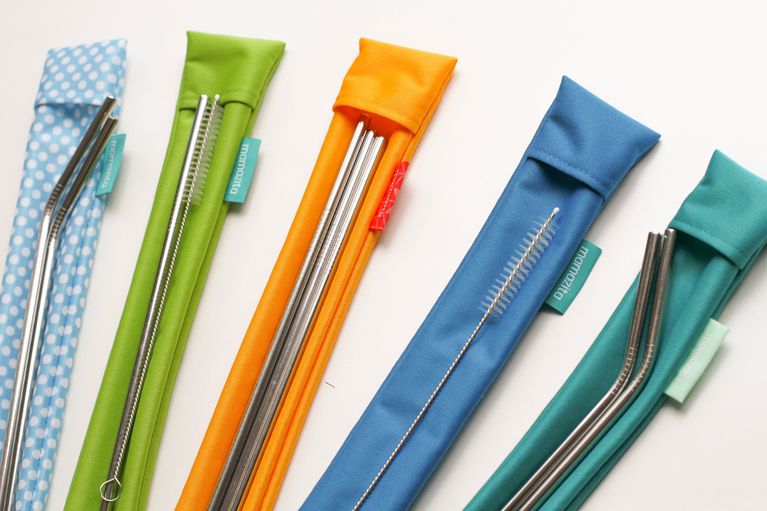 Waterproof Travel Case Pouch for Reusable Stainless Straws and | Etsy