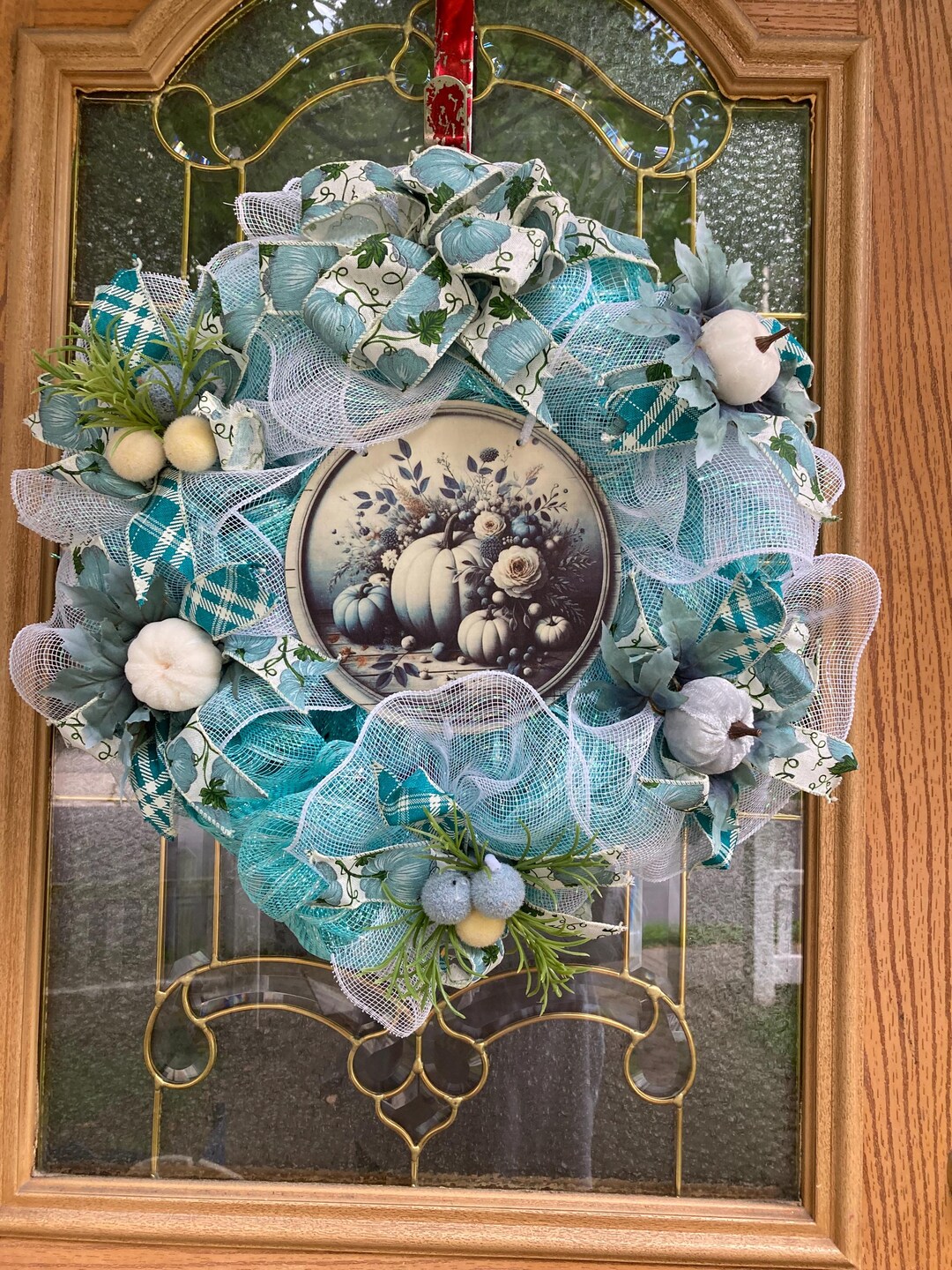 Autumn Harvest Thanksgiving Door Wreath Decor - Etsy