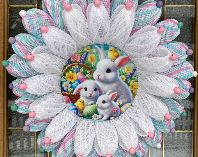 Easter Wreath for Front Door Decor - Etsy