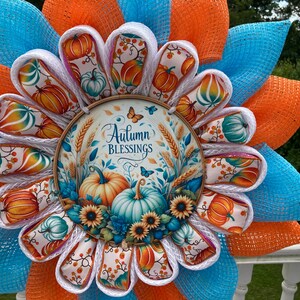 Autumn Harvest Thanksgiving Door Wreath Decor - Etsy