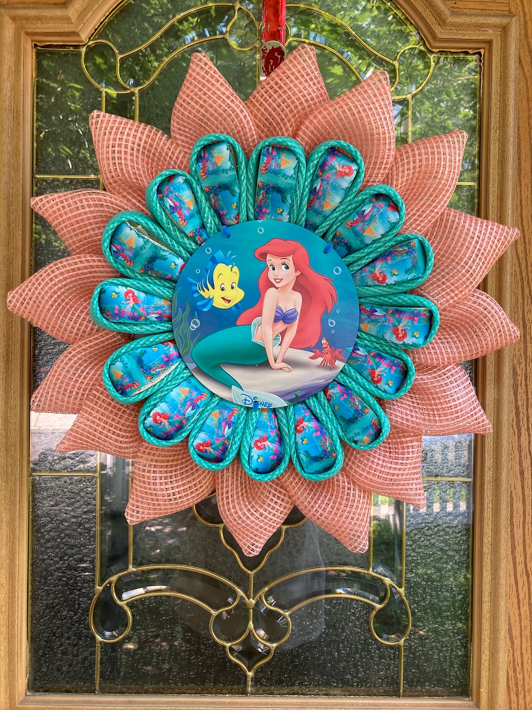 Ariel Everyday Wreath Disney Little Mermaid Themed Home Decor for ...