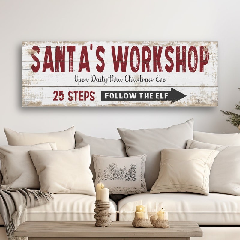 Farmhouse Christmas Sign - Etsy
