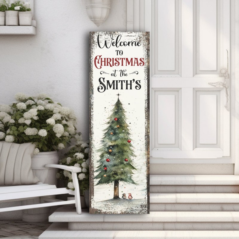 Personalized Christmas Signs - Etsy