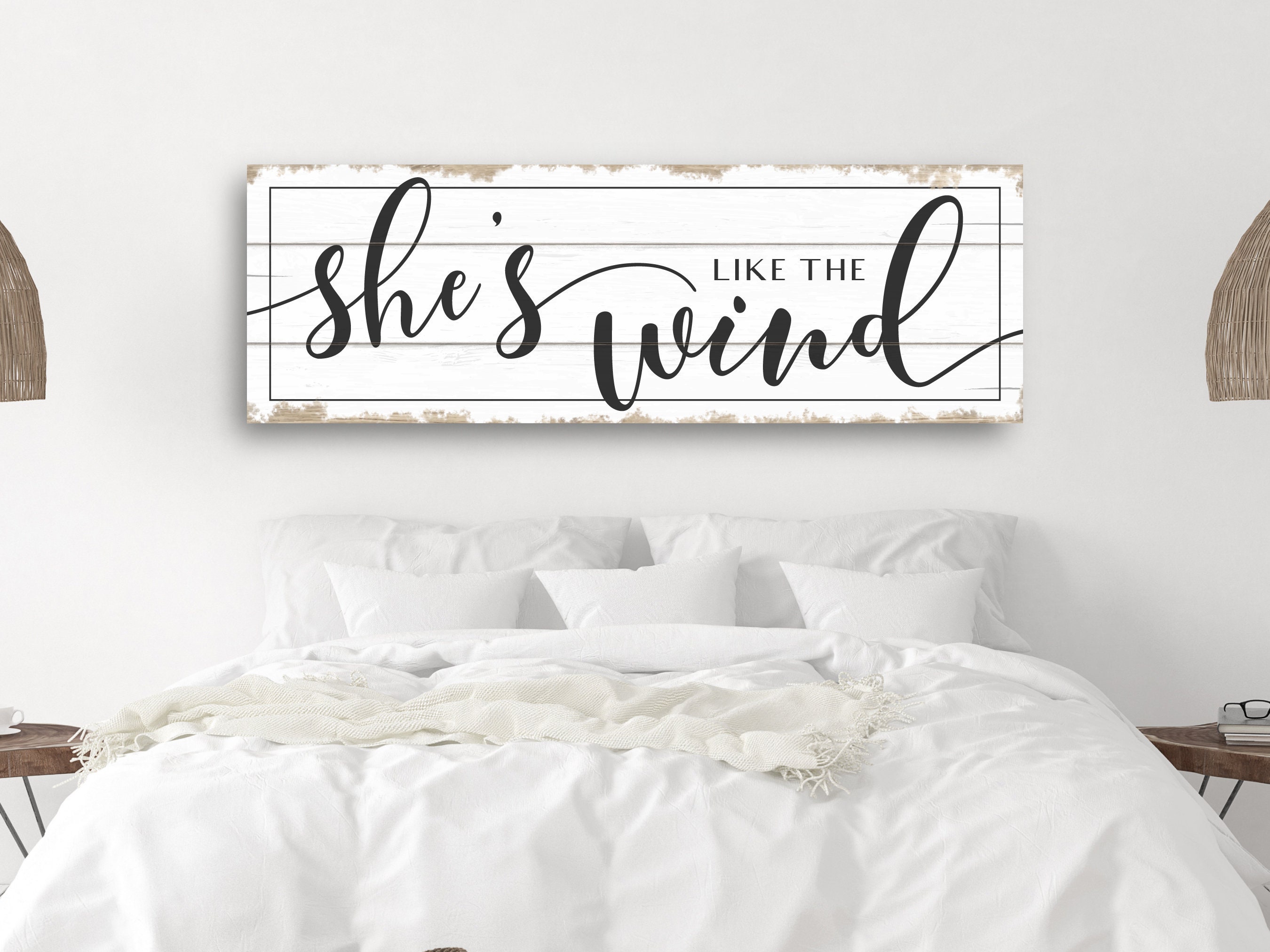 Master Bedroom Sign for Over Bed Romantic Farmhouse Rustic - Etsy