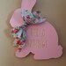 Adorable Bunny With Your Initial or a Customized Saying for - Etsy