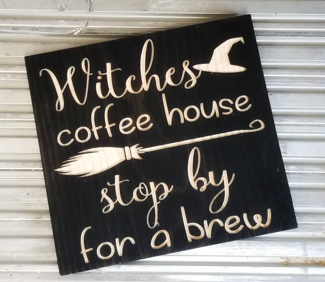 Witches Coffee House Sign - Etsy