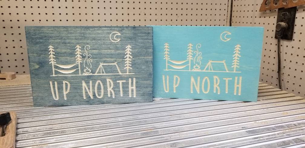 Up North sign | Etsy