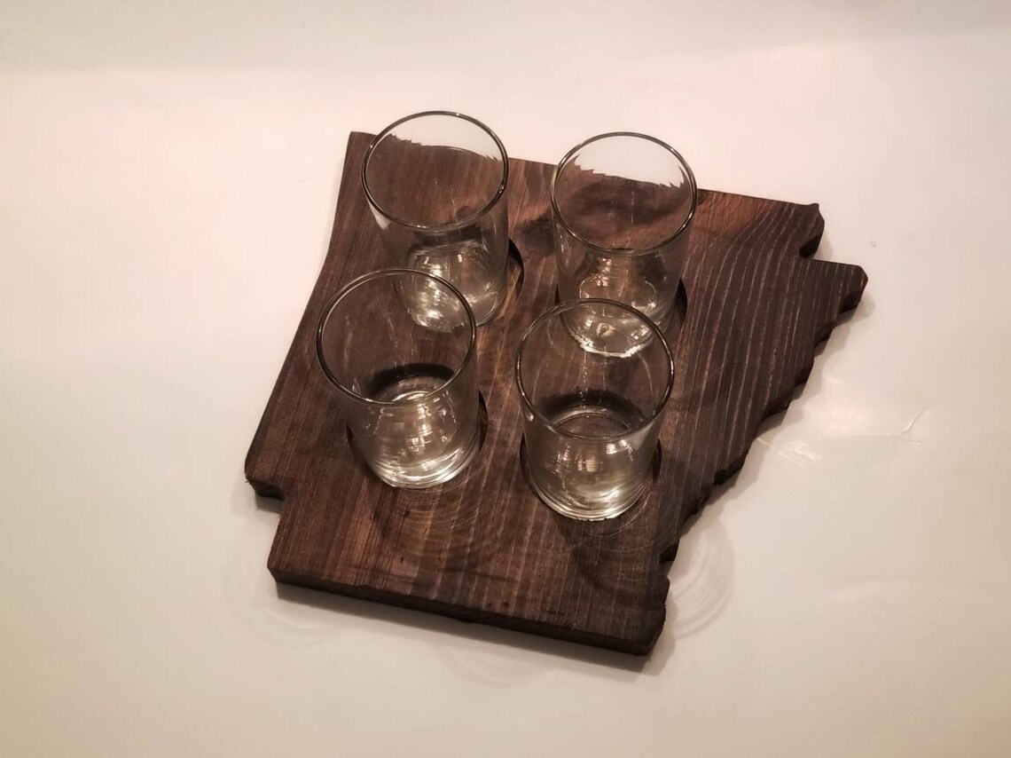 Custom Beer Tasting Flight Boards With Four Glasses Wine - Etsy