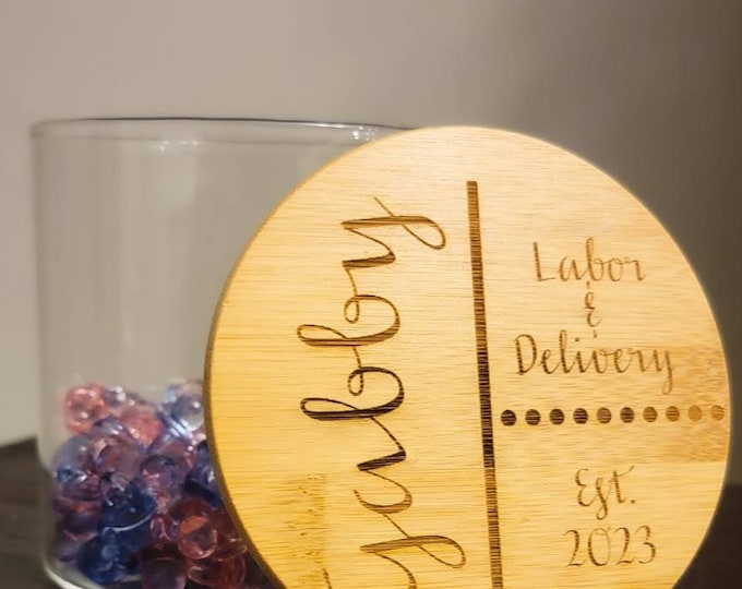 Engraved Labor and Delivery Nurse Jar Birth Tracker - Etsy