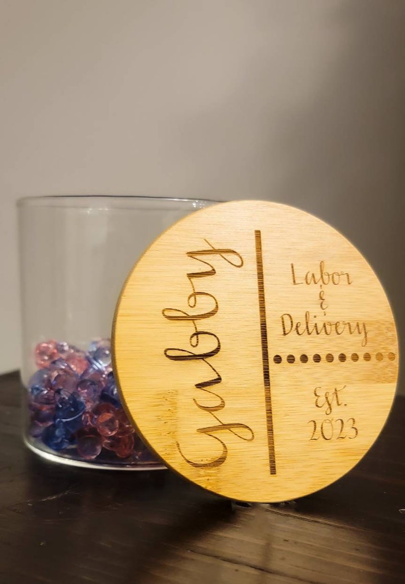 Engraved Labor and Delivery Nurse Jar Birth Tracker - Etsy