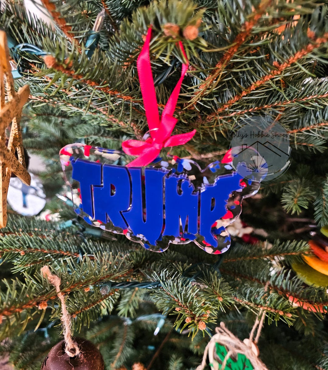 Trump USA Map Election Ornament - Etsy