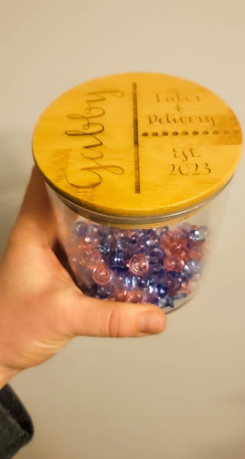 Engraved Labor and Delivery Nurse Jar Birth Tracker - Etsy